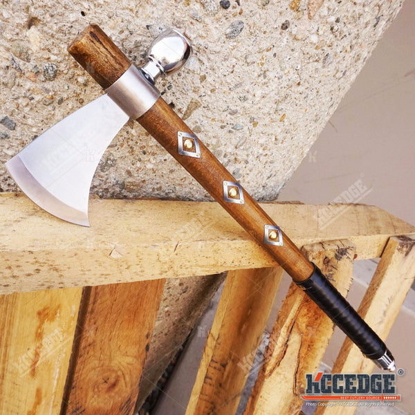 19 Native American Tomahawk Peace Pipe Hatchet Replica W Functional
