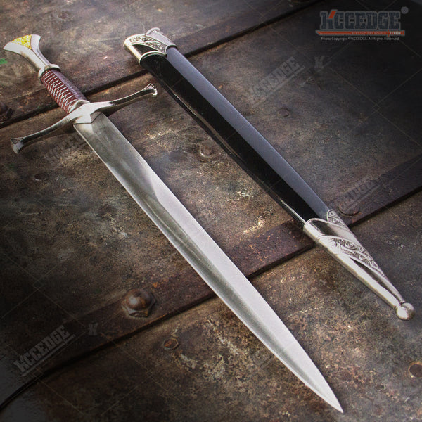14" Medieval Golden Triangle Dagger with Stainless Steel Blade – KCCEDGE