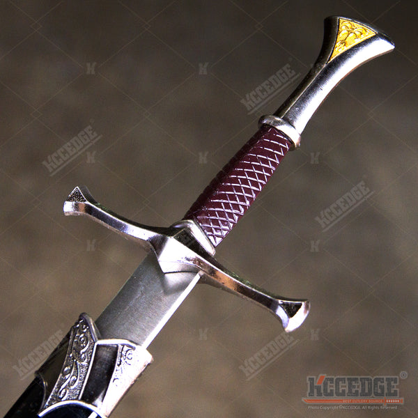 14" Medieval Golden Triangle Dagger with Stainless Steel Blade – KCCEDGE
