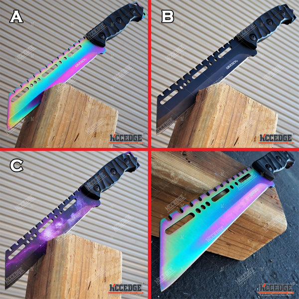 11" HUNTING CAMPING FANTASY FIXED BLADE RAZOR SHARP SURVIVAL KNIFE W ...