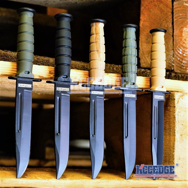 6" MINI Army Drop Point Military Knife W/ ABS Sheath – KCCEDGE