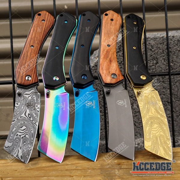 8" Outdoor EDC Pocket Knife Camping Accessories Sharp Edge Cleaver Bla ...