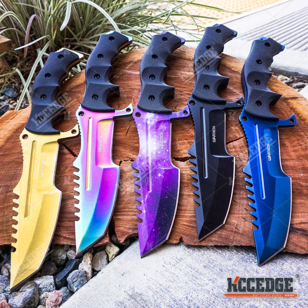11" CSGO MILITARY TACTICAL COMBAT COUNTER-STRIKE HUNTSMAN RAZOR BLADE ...