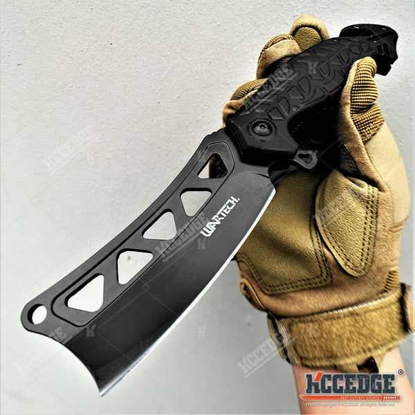 9.25" Camping Cleaver Pocket Knife With 3.5" Blade Fishing Knife Glass ...