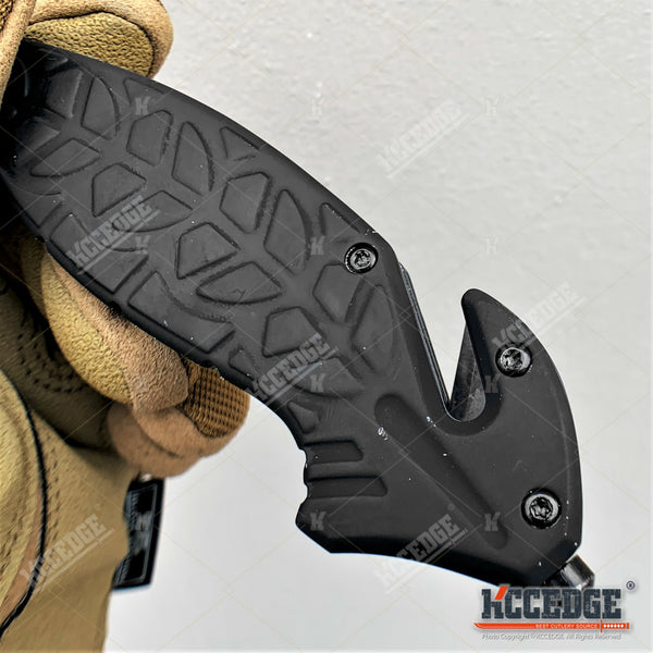 9.25" Camping Cleaver Pocket Knife With 3.5" Blade Fishing Knife Glass ...